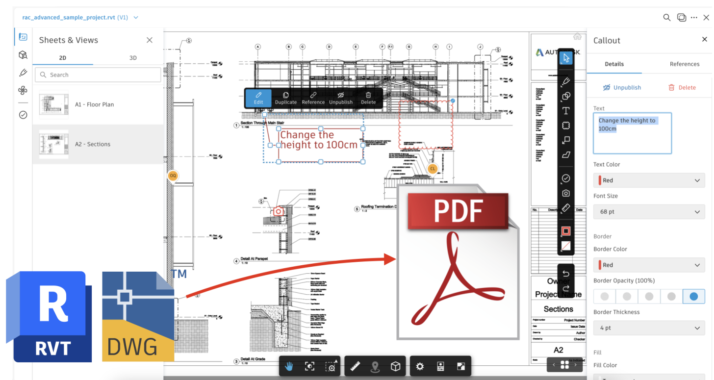 ACC API: Export 2D View and Sheet of Revit or DWG to PDF | Autodesk Platform Services